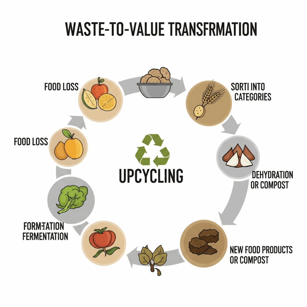 Upcycling Food Waste: Sustainable Value in Every Bite